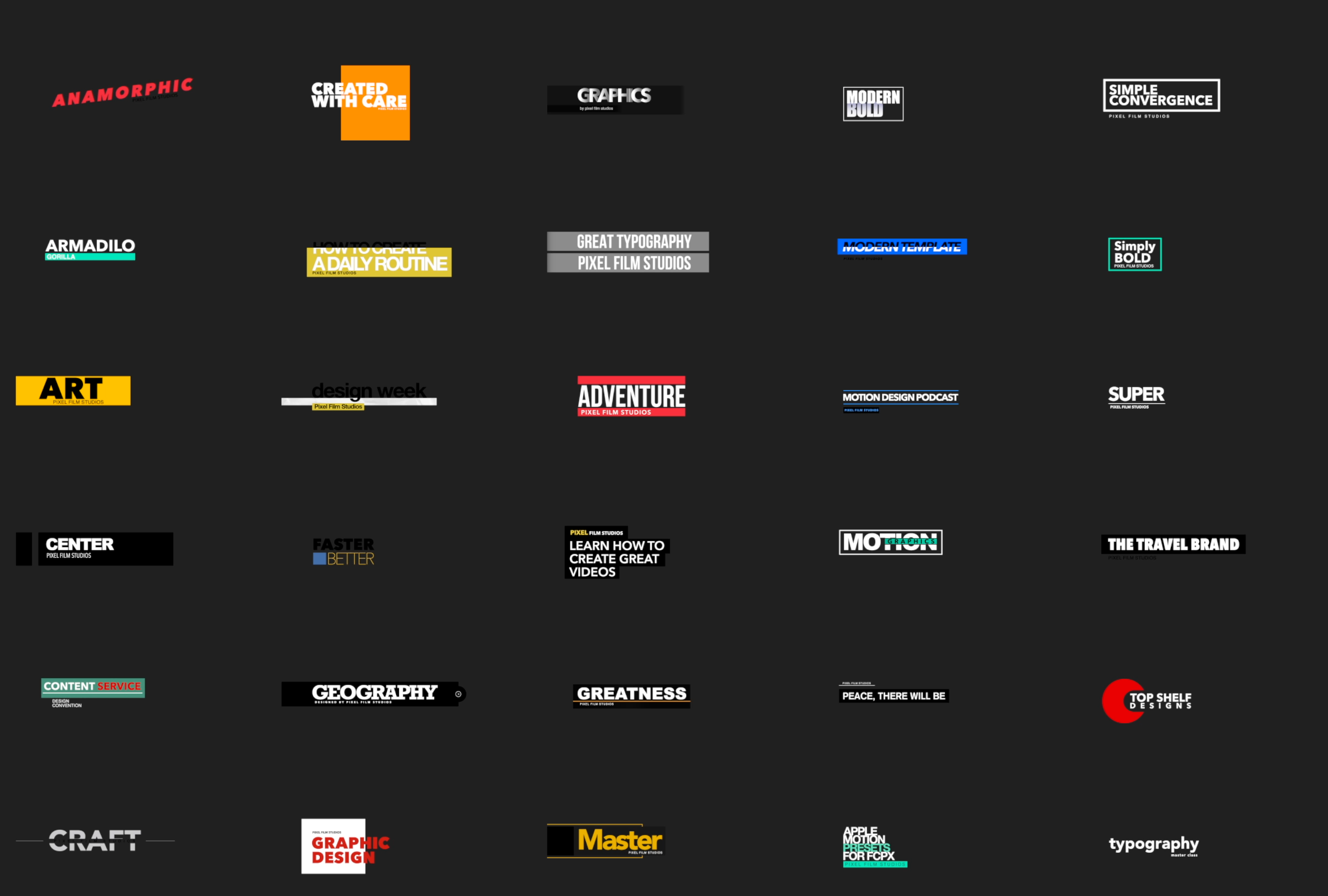 FCPX Lower Third Mega Pack - Massive Collection of Lower Thirds