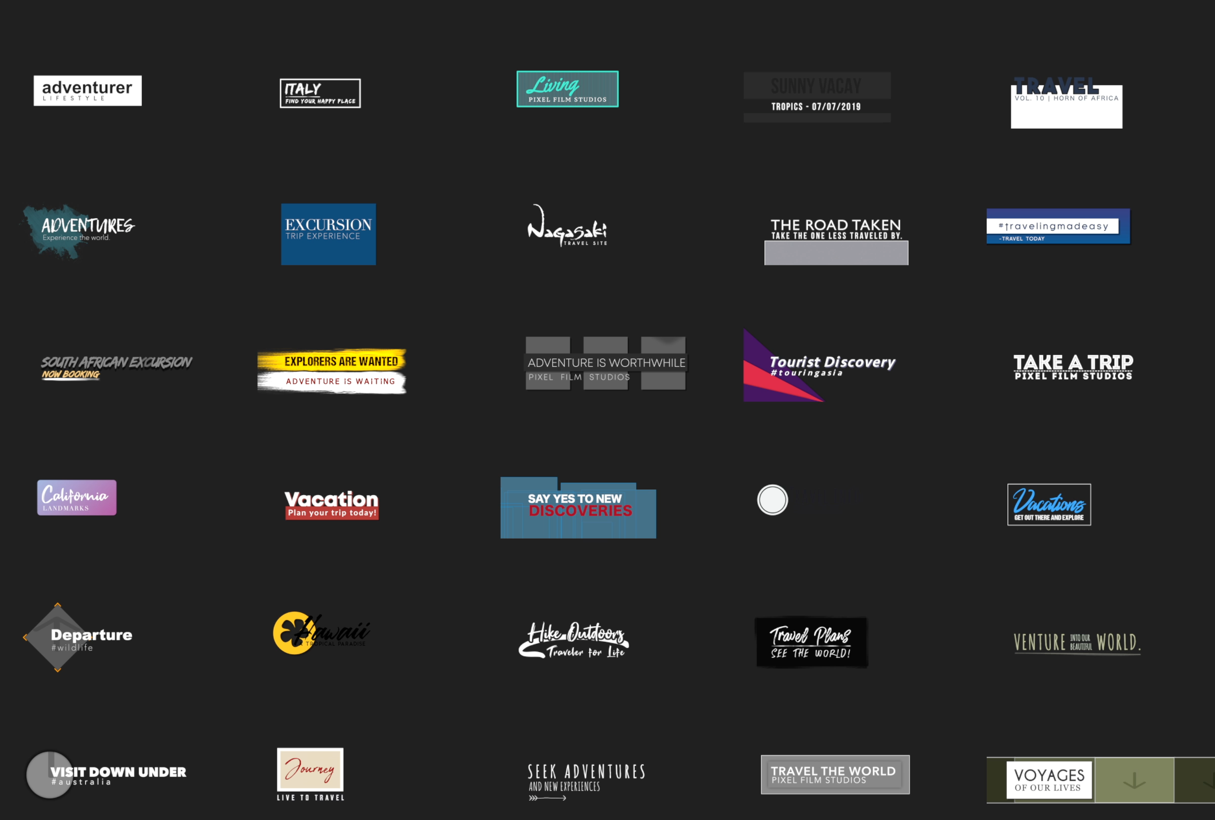 FCPX Lower Third Mega Pack - Massive Collection of Lower Thirds